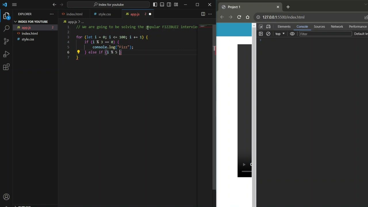 ASMR: Solving the popular Fizzbuzz coding Interview with Javascript