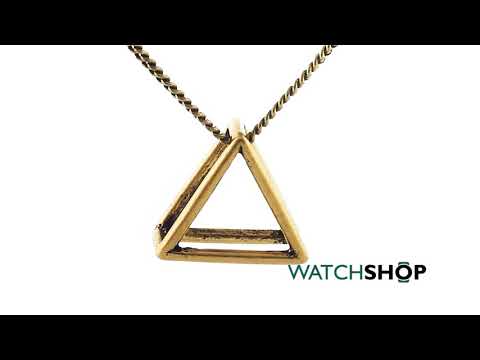 Icon Brand Jewellery Base metal Triad Fixation Necklace (LE1128-N-GLD)