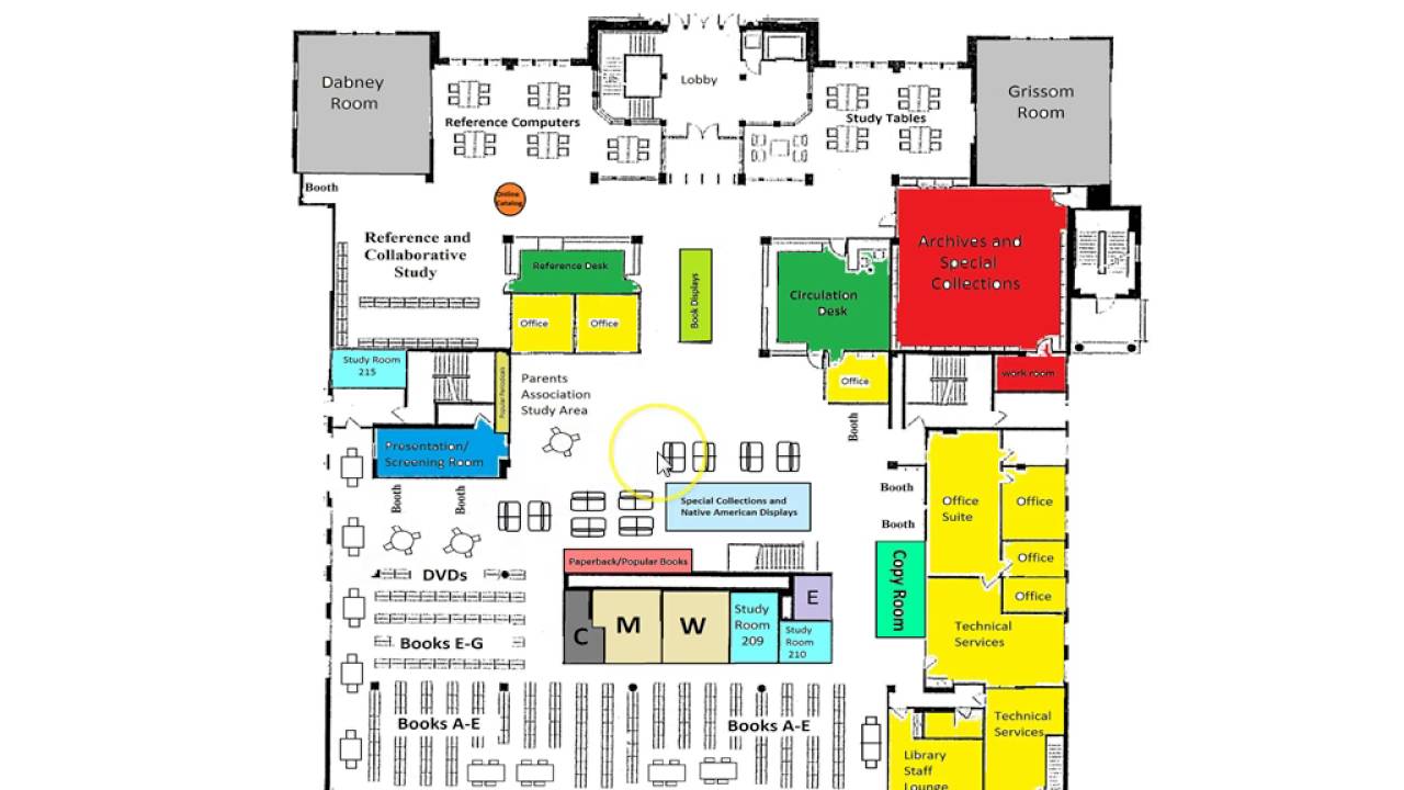 Library Floorplan video