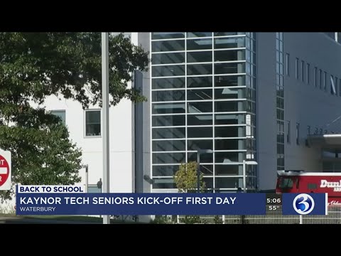 VIDEO: Seniors at Kaynor Tech in Waterbury head back to class