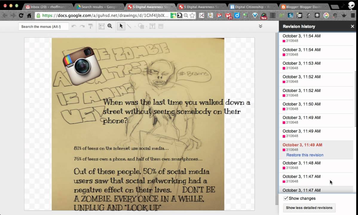Digital Citizenship Awareness Poster EX2