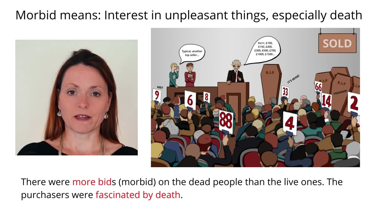 Remember Meaning Of Morbid Using Pictures and Mnemonics