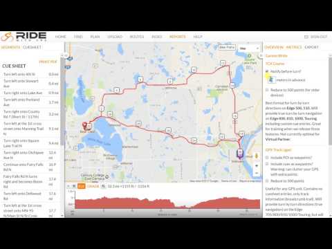 9: Creating GPX and TCX files on your PC