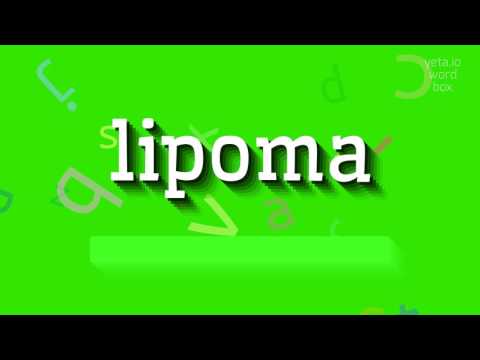 How to say "lipoma"! (High Quality Voices)