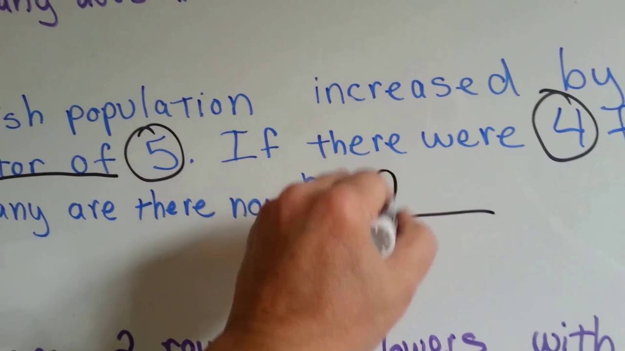 Grade 3 Math #3.4, Multiplication word problems