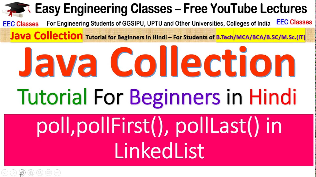 Java LinkedList Tutorial #5 | poll(), pollFirst(), pollLast(), peek(), peekFirst(), peekLast()