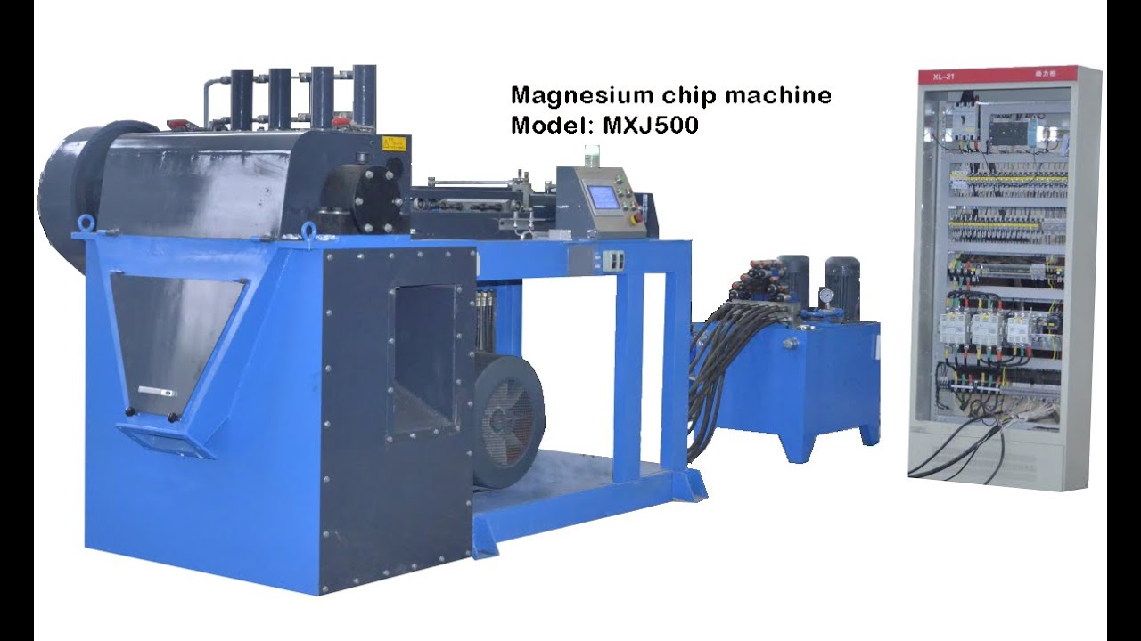 magnesium ingot chip machine