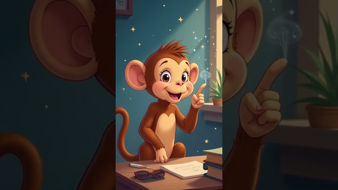 Monkey Teacher Teaches 'Thank You' Smiles