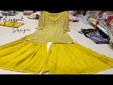 Exclusive Wholesale Dress Materials Trending Pakistani Designs Khada Dupatta Fancy Work Suits