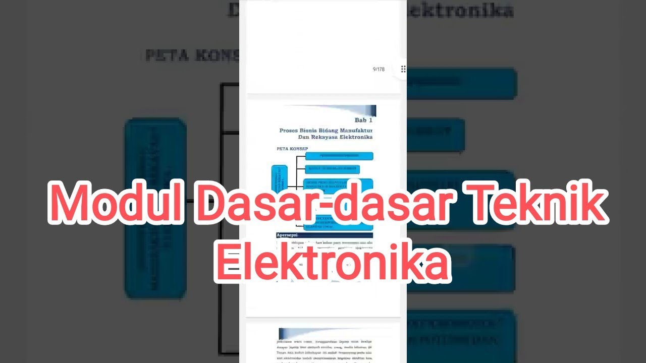 Modul Dasar-dasar Teknik Elektronika Kelas X SMK PK Kurikulum Merdeka