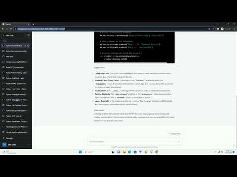 Define a class with another class object in Python