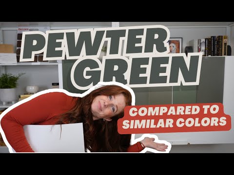 Sherwin Williams Pewter Green & Similar Paint Colors