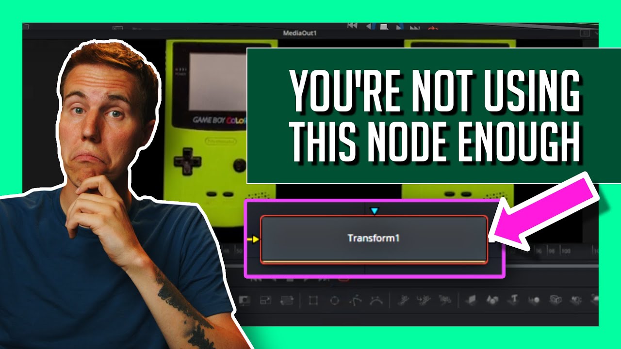 You should use MORE Transform Nodes in Fusion - Blackmagic DaVinci Resolve Beginner Tutorial