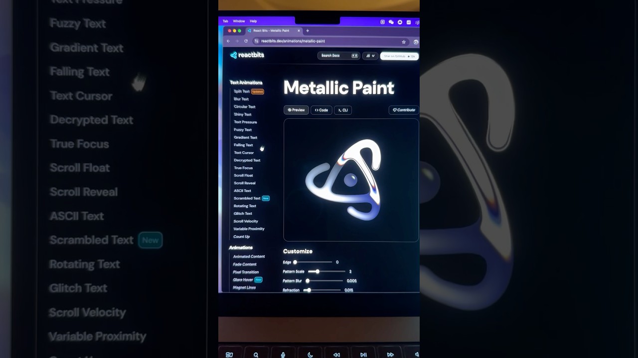find almost any animated components #animation #components #webdevelopment