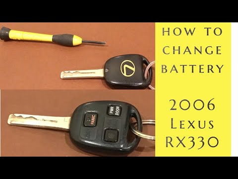 RX330 Lexus Key Fob | How To Change Battery