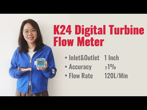 K24 Digital Turbine Flow Meter Introduction Video