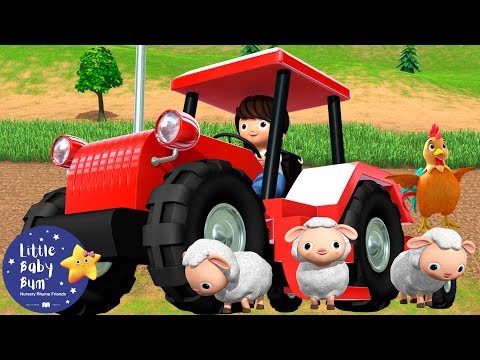 Tractor Song for Kids | LittleBabyBum - Nursery Rhymes for Babies! ABCs and 123s