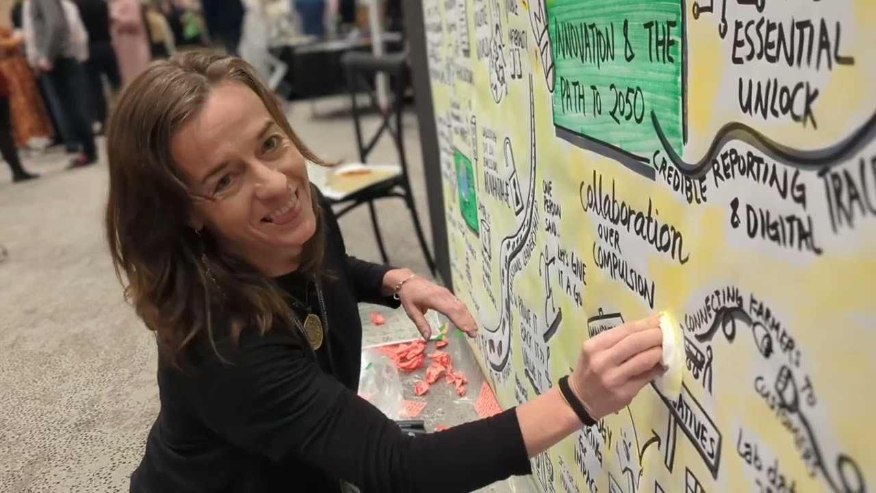 thevisualcoach - NZ Agricultural 🌱 and Emissions Conference 2026 - Visual Facilitation