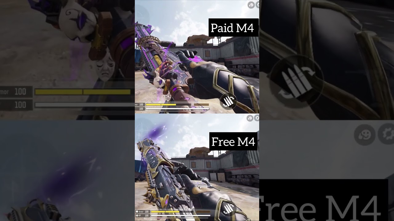 M4 Court Jester vs M4 Black Gold Royal | CoD Mobile #codm #codmobile #callofdutymobile