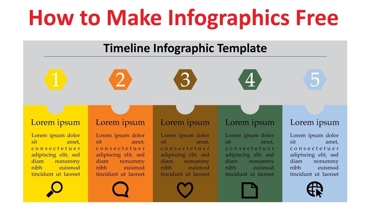 How to Design Timeline Infographic Vector Template in Illustrator
