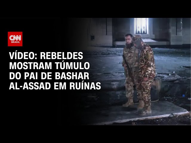 Vídeo: Rebeldes mostram túmulo do pai de Bashar al-Assad em ruínas ...