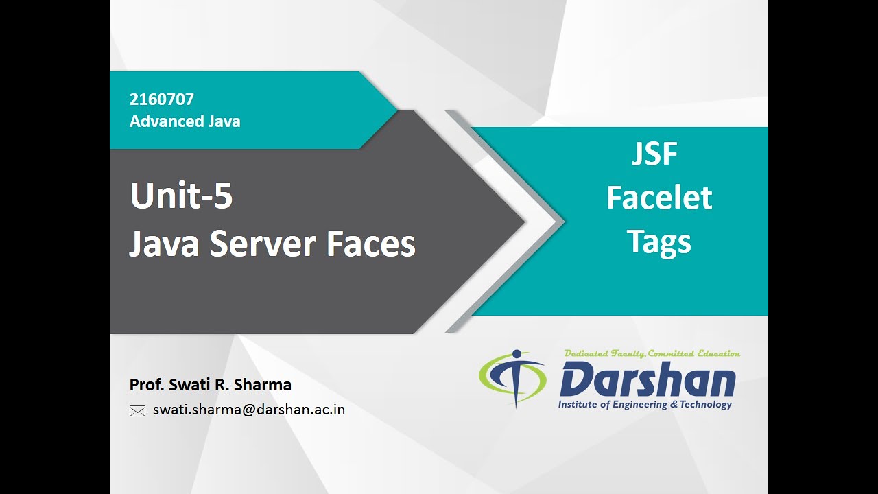 Unit 5.4: JSF Facelet Tag Program
