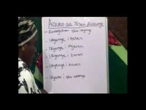 LEARN TIV LANGUAGE WITH DR.D. LESSON ONE