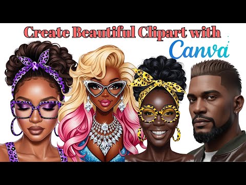 Canva Tutorial - Make Awesome Clipart with Canva Dreamlab! #canvatips #clipart