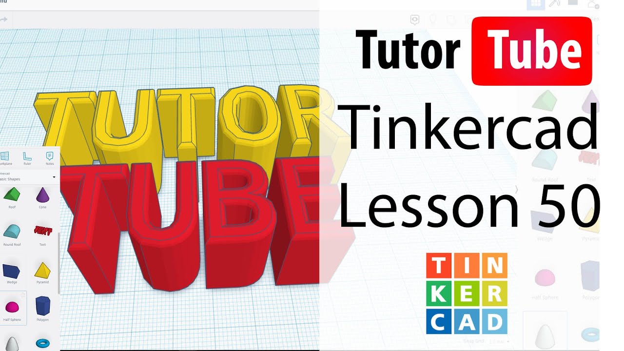 Tinkercad Tutorial - Lesson 50 - Create Classes
