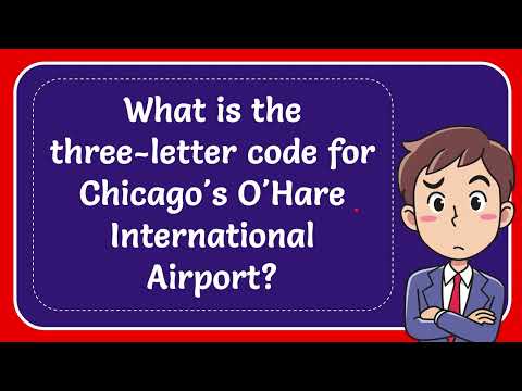 What is the three-letter code for Chicago's O'Hare International Airport?