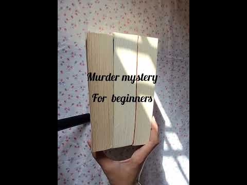 Murder Mystery Books for beginner's #murdermystery #mystery #books #novel