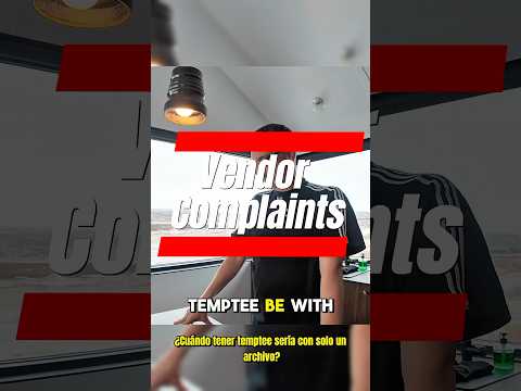 Vendor Complaints