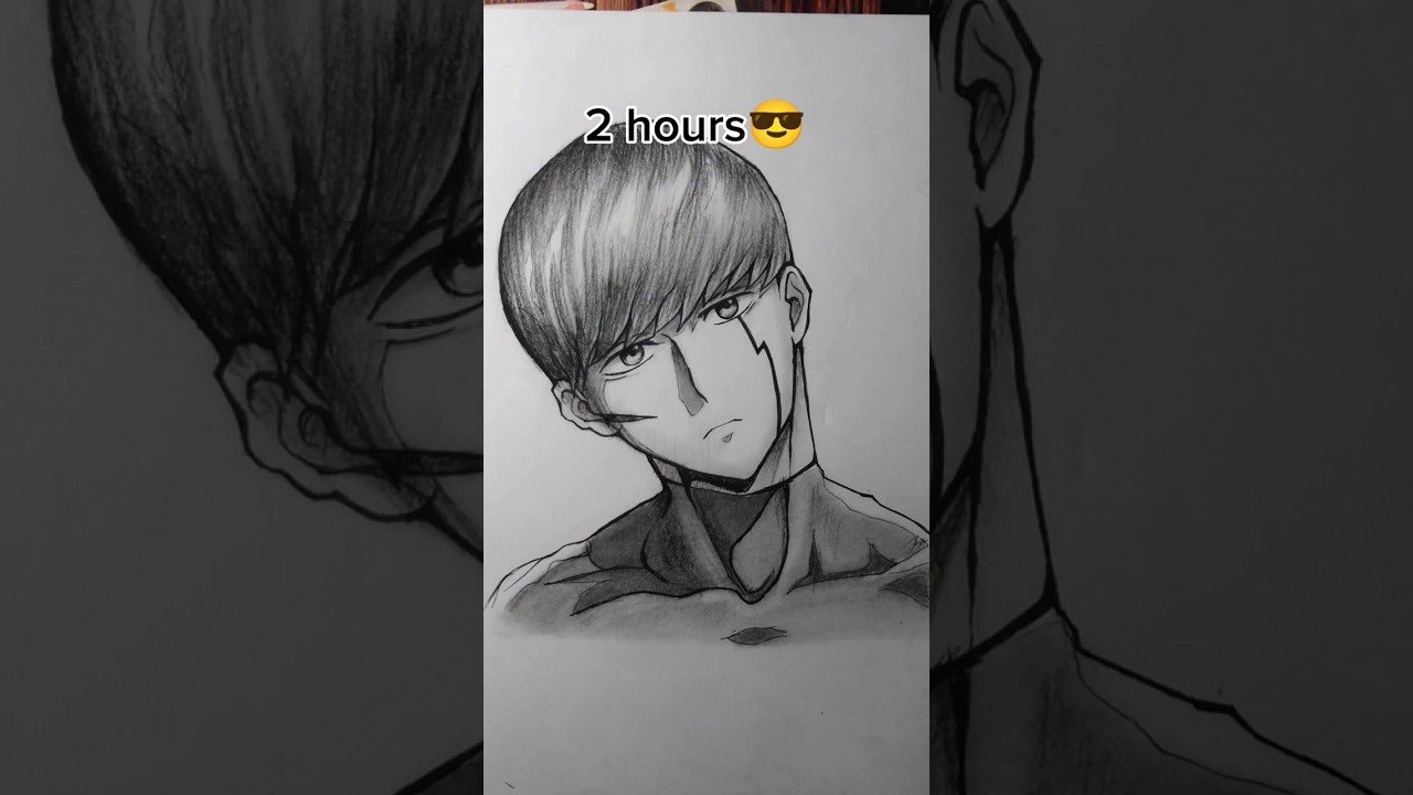 how to draw mash burnedead || how to draw Mashle magic and muscles