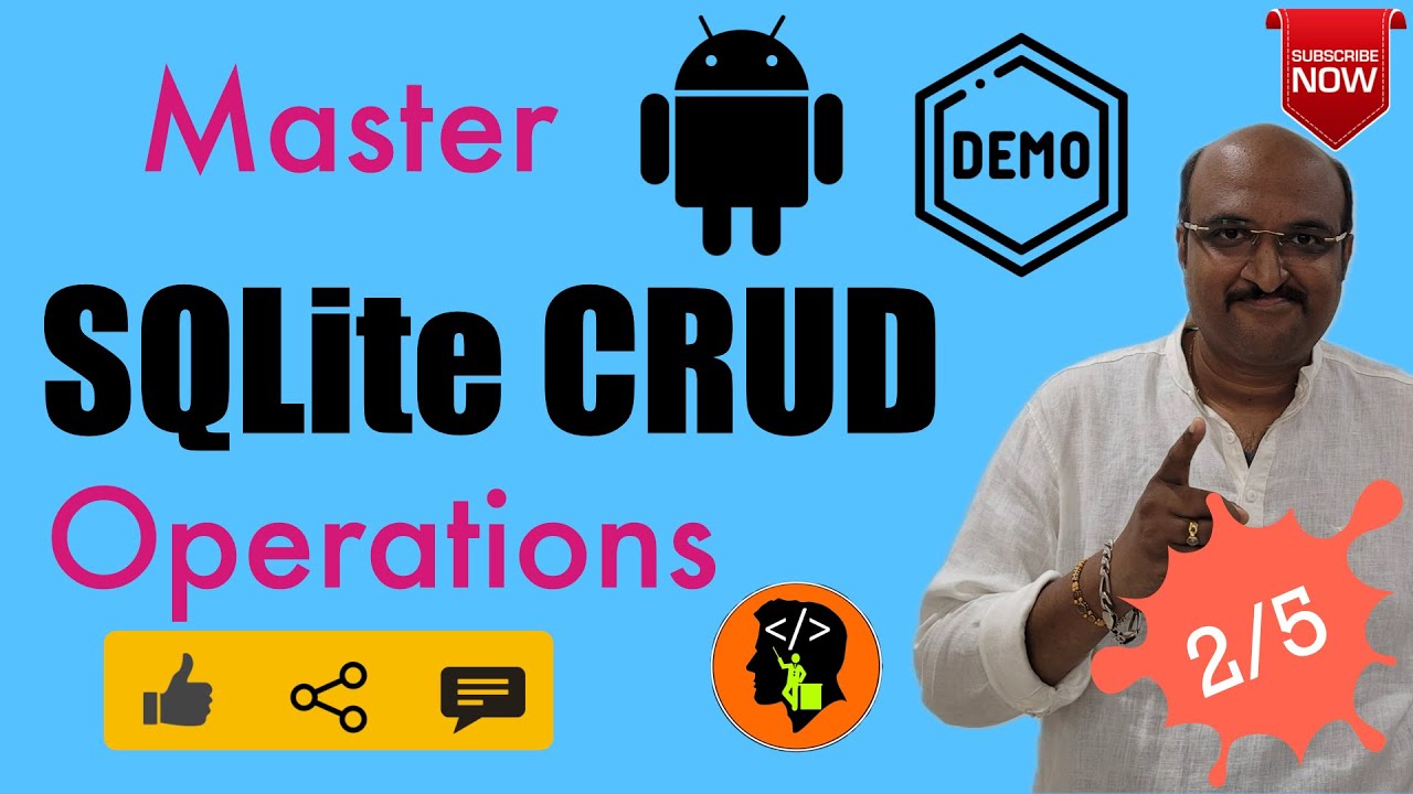 Getting started with SQLite in Android app: Android Data Persistence Tutorial