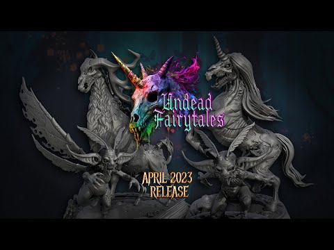 Undead Fairytales - APR23 Release - 3d print stl miniatures for DnD 5e/Tabletop (Patreon/Tribes)