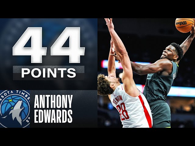 Anthony Edwards dedicates his season-high 44-point outing against the ...
