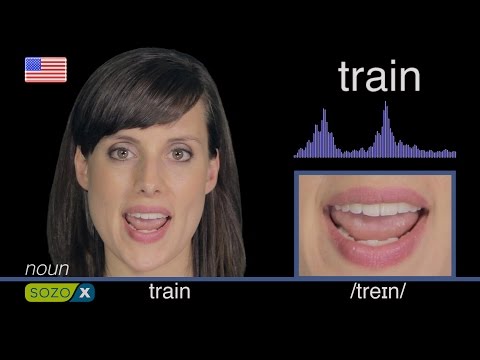 How To Pronounce TRAIN - American 英語の発音 pronunciación de Inglés 美國英語 Cách phát âm