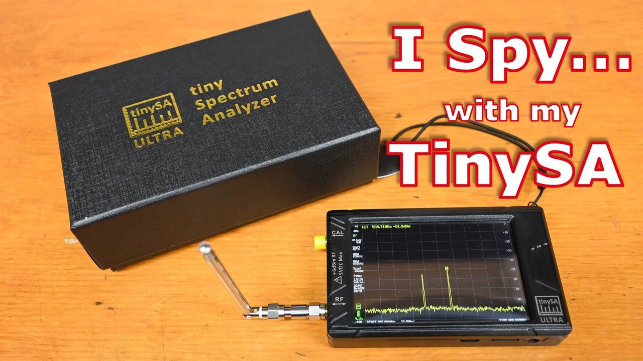 TinySA Ultra Spectrum Analyzer - First Look!