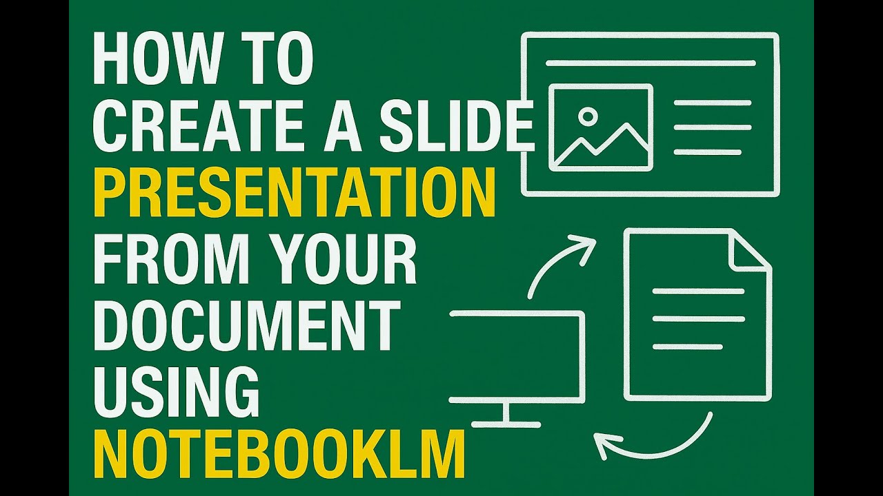 0003   How to Create a Side Presentation from Your Document Using NotebookLM
