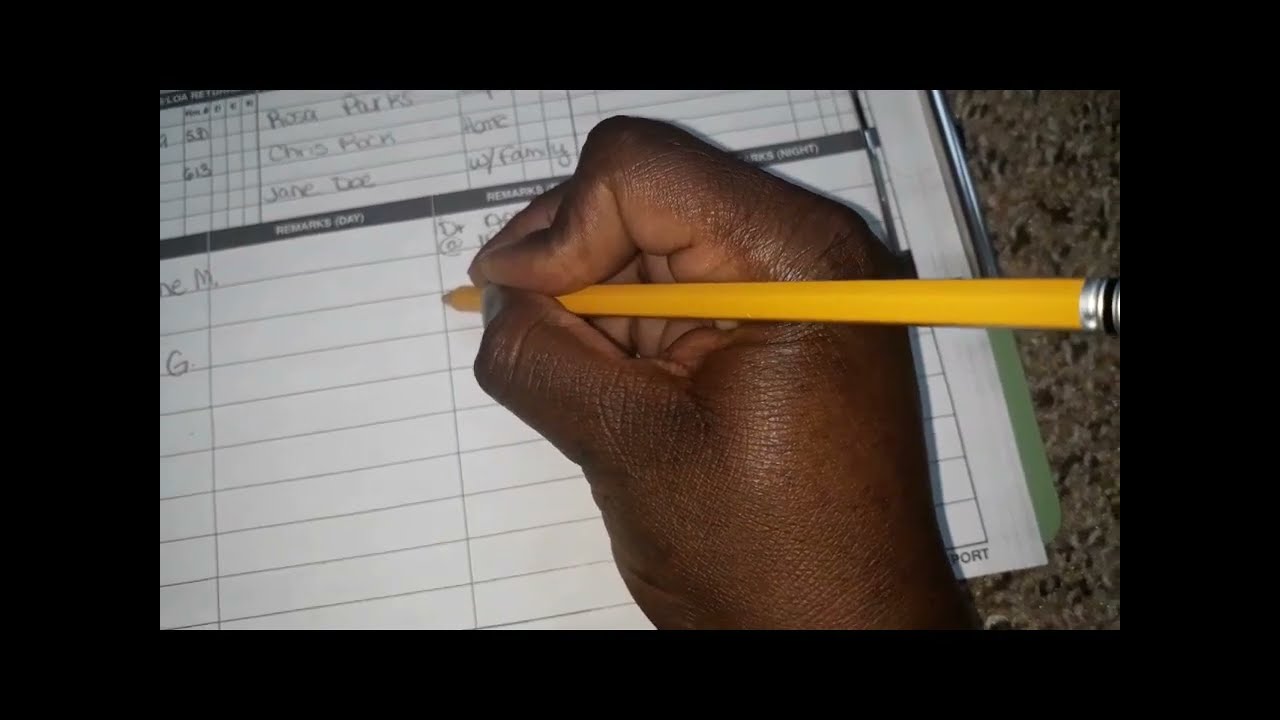How to Fill Out a Nursing 24 Hour Report (Peach McIntyre 100 day challenge)