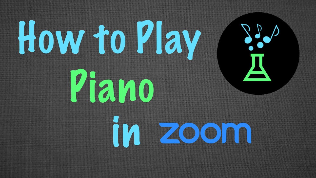 How to Play a Piano in Zoom | How to Share Audio | Teacher Talk
