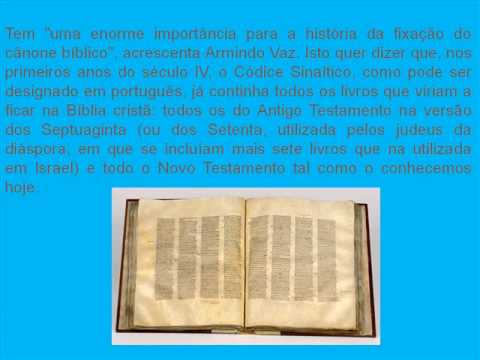 Codice Sinaitico,um dos maiores tesouros escritos do mundo