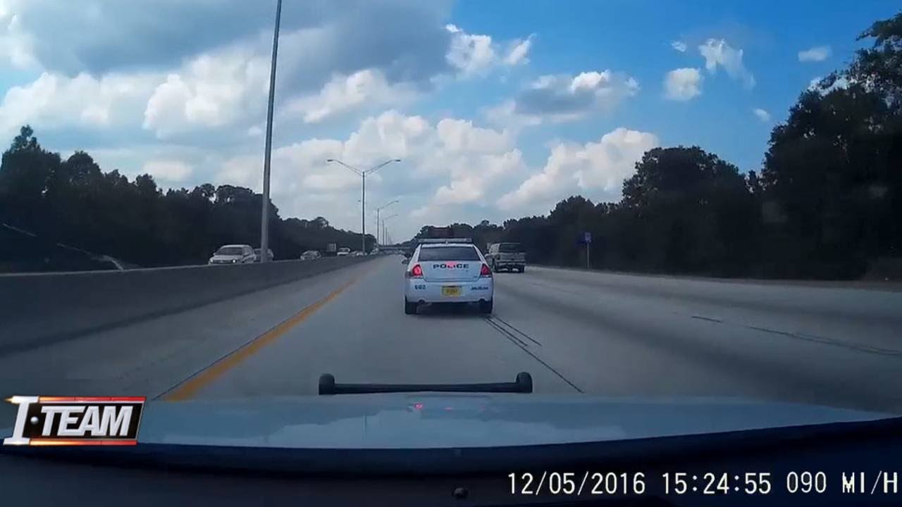 I-TEAM: Dashcam records JSO officer speeding without lights