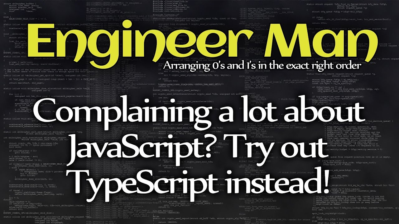 Complaining a lot about JavaScript? Try out TypeScript instead!