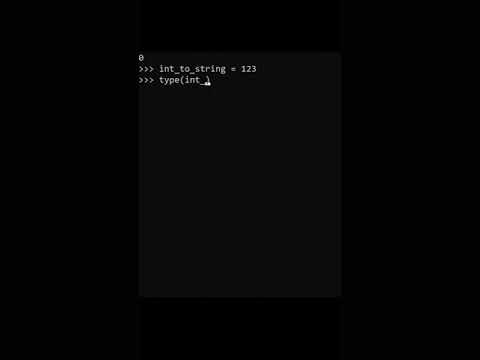 type casting in python under 1 minute #Shorts