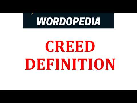 CREED DEFINITION