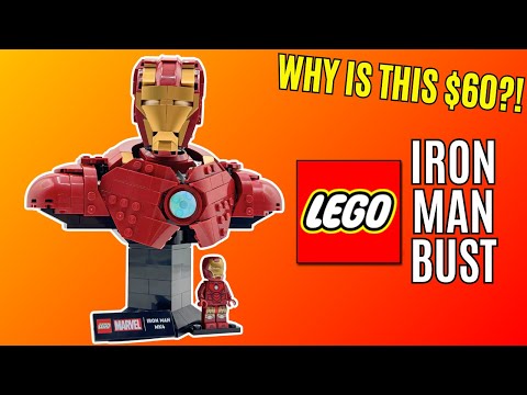 LEGO Iron Man Bust EARLY Review - Marvel Set 76327