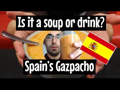 GAZPACHO of Spain | I don’t know if it is a drink or a soup?! Here’s how to make it!