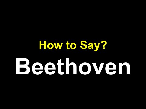How to Pronounce Beethoven – Correct Pronunciation