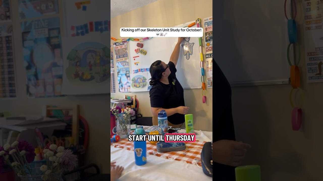 Bones, bones, bones! #homeschoolunitstudy #skeletalsystem #homeschoolscience #homeschoolingfamily